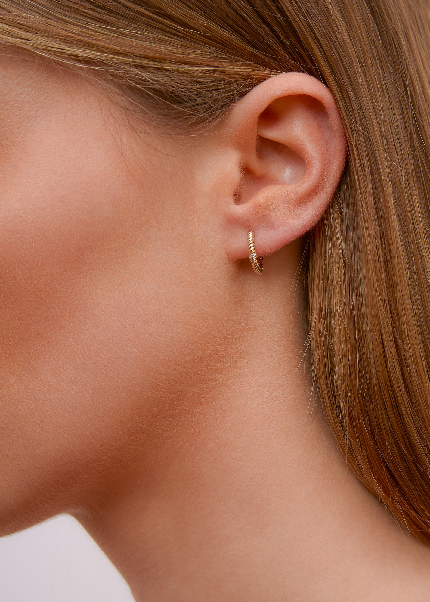 Boucle d'oreilles Torsadé Jamaica - Jamaica enamel, diamonds and yellow ...